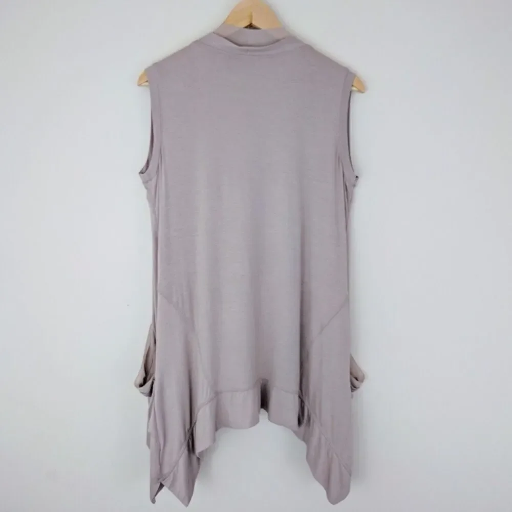 LOGO by Lori Goldstein | Tops | Logo By Lori Goldstein Open Vest With ...